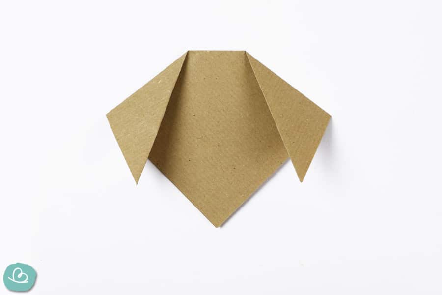 Origami Hund "Wau-Wau": einfache Faltanleitung - Wunderbunt.de