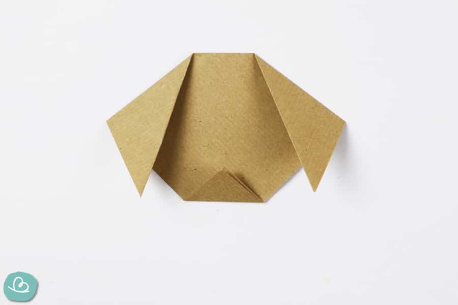 Origami Hund "Wau-Wau": einfache Faltanleitung - Wunderbunt.de