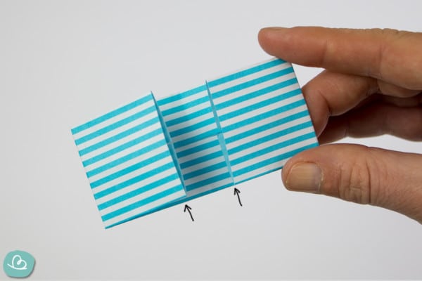 kleines Buch basteln aus Papier | Anleitung zum Falten - Wunderbunt.de