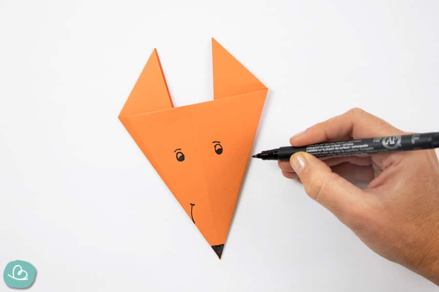 Origami Fuchs | einfache Anleitung + PDF Vorlage - Wunderbunt.de