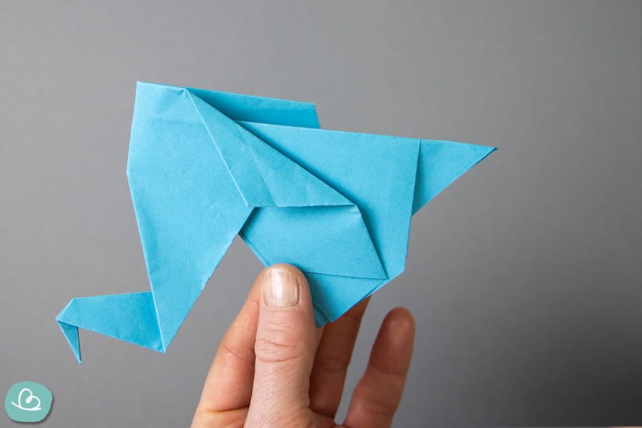 Origami Elefant falten | einfache Schritt-für-Schritt-Anleitung ...