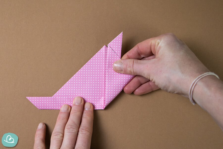 Origami Hase falten + 2 Ideen zum Basteln - Wunderbunt.de