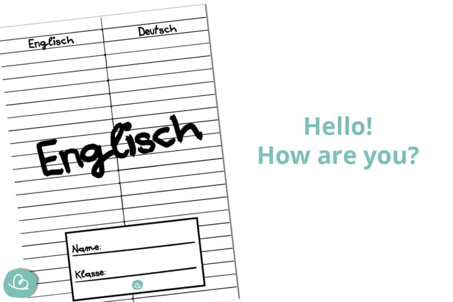 8 Deckblätter für Englisch zum Ausdrucken - Wunderbunt.de