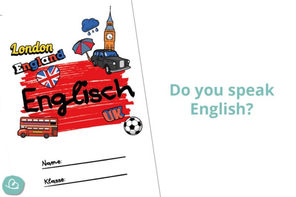 8 Deckblätter für Englisch zum Ausdrucken - Wunderbunt.de