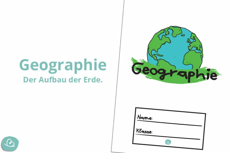 6 Deckblätter für Geographie zum Ausdrucken - Wunderbunt.de