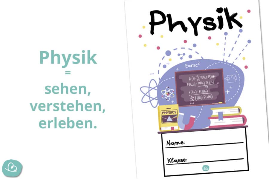 6 Deckblätter für Physik zum Ausdrucken - Wunderbunt.de