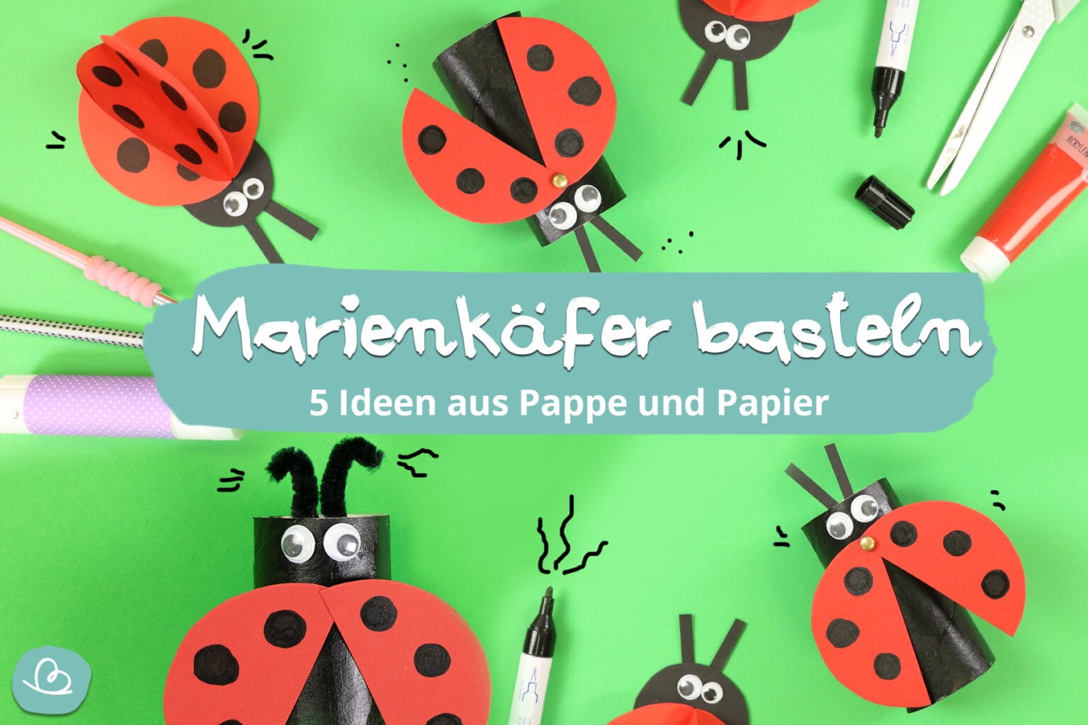 Schachtel falten: süße Box basteln aus Papier - Wunderbunt.de