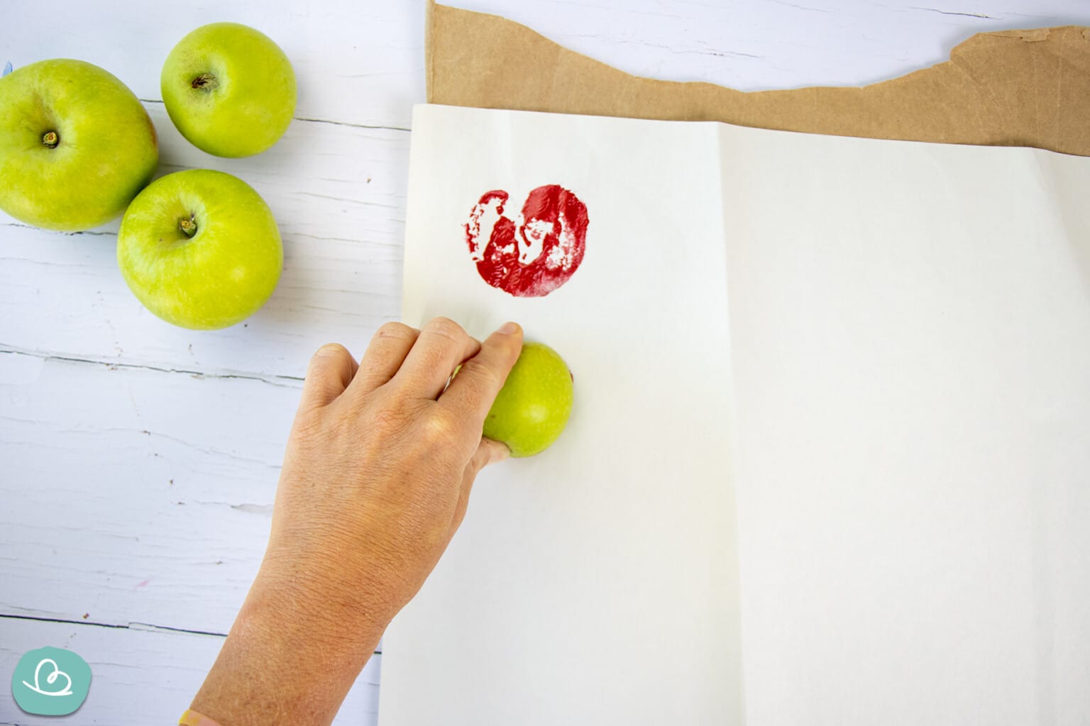 Apfeldruck | DIY-Anleitung und 6 Bastelideen - Wunderbunt.de
