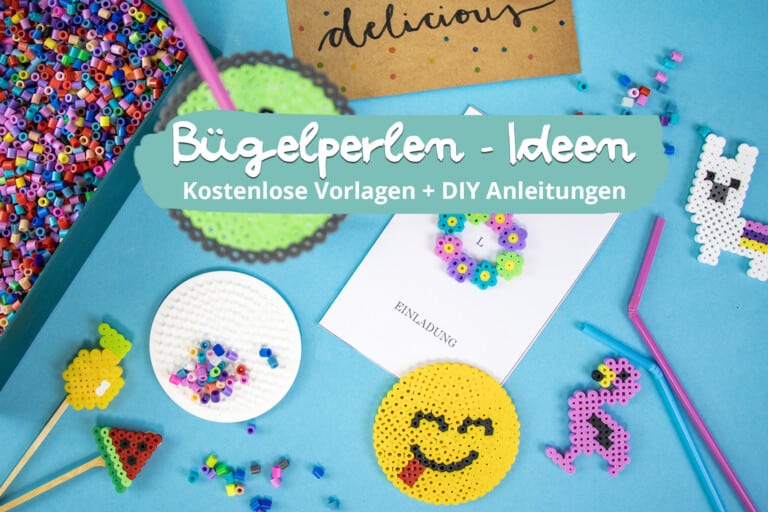 Bügelperlen Ideen | DIY Anleitungen + Vorlagen - Wunderbunt.de