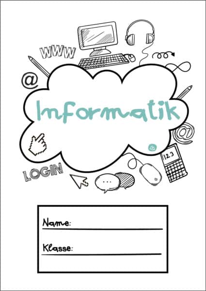 6 Deckblätter Für Informatik Zum Ausdrucken Wunderbunt De