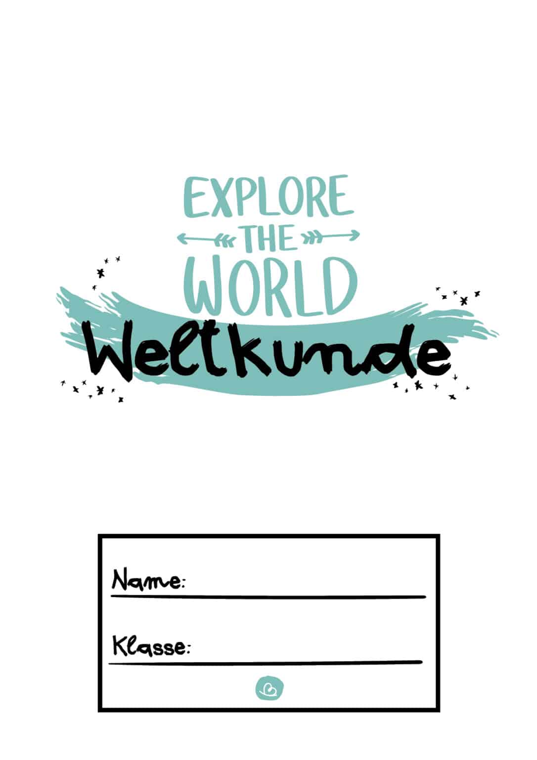 5 Deckblätter für Weltkunde zum Ausdrucken - Wunderbunt.de