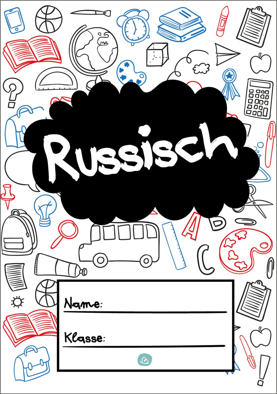 6 Deckblätter für Russisch zum Ausdrucken - Wunderbunt.de