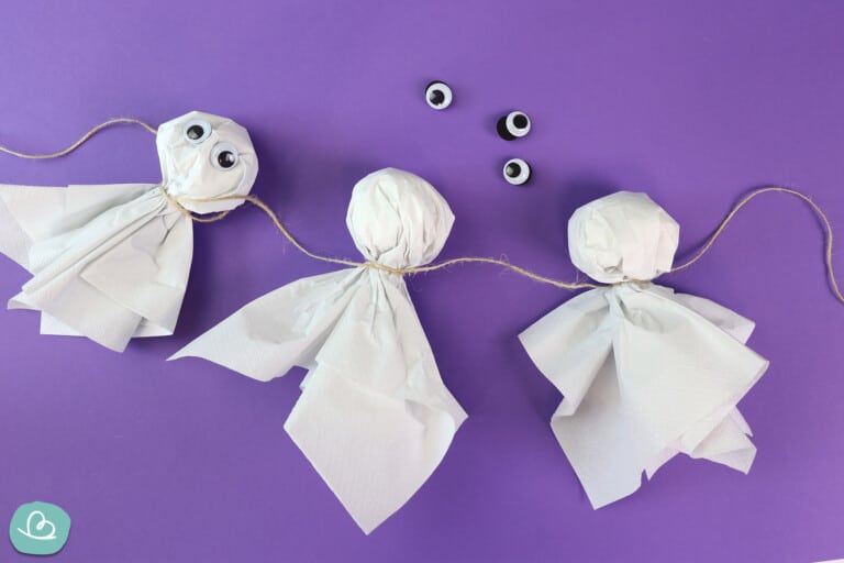 Halloween Girlanden basteln | 4 DIY Anleitungen - Wunderbunt.de