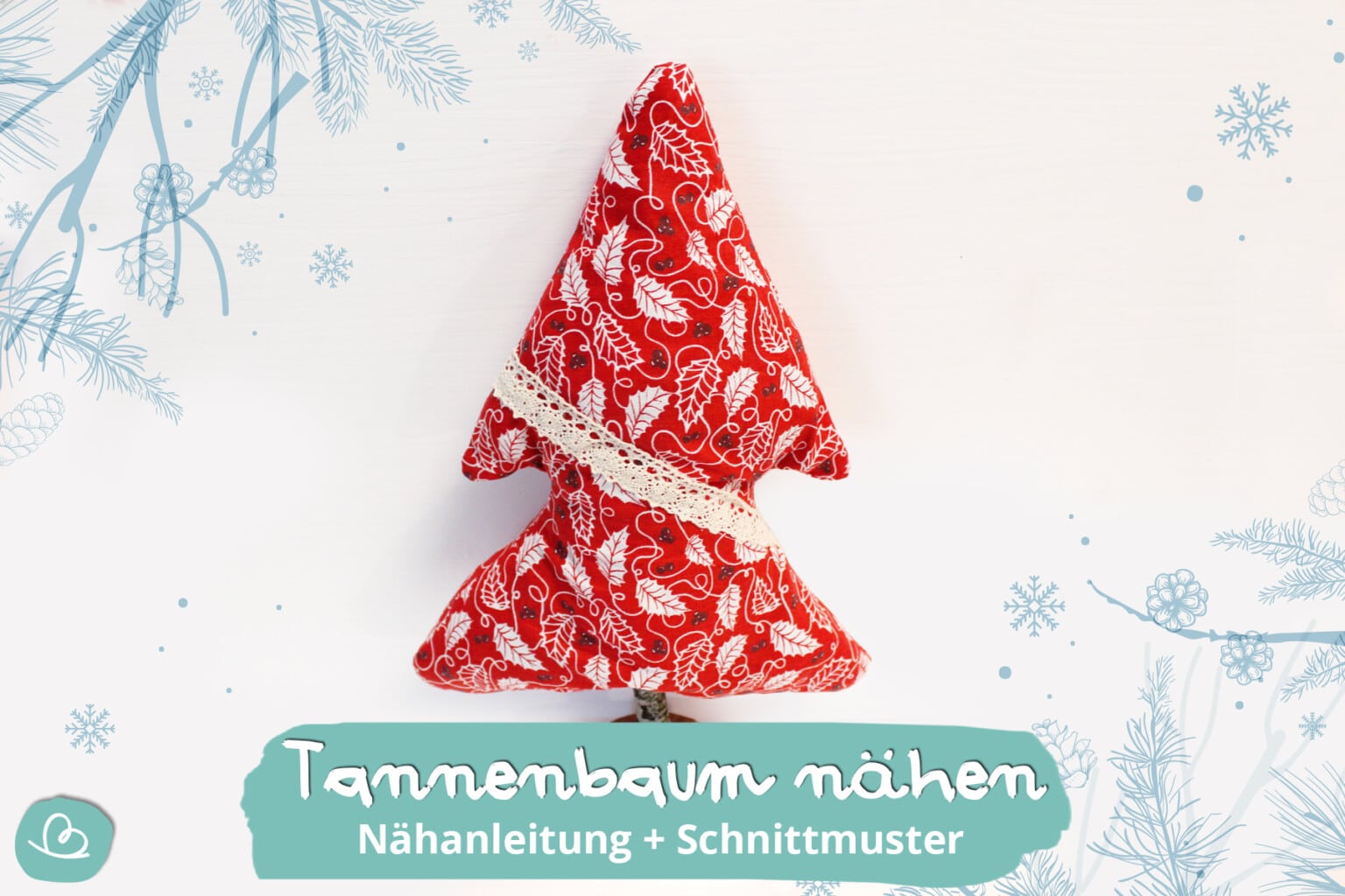 Tannenbaum nähen | Anleitung mit Schnittmuster - Wunderbunt.de