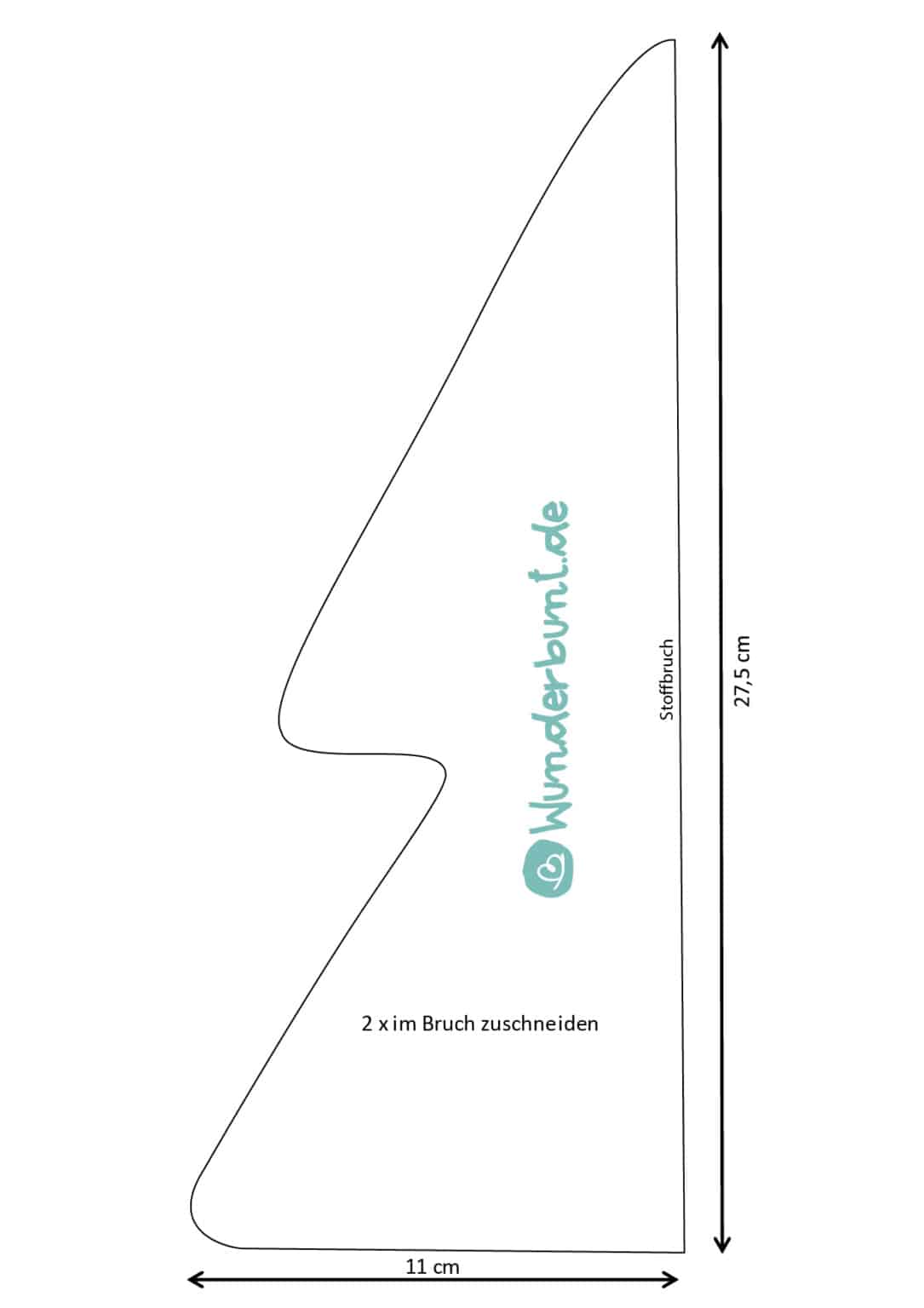 Tannenbaum nähen | Anleitung mit Schnittmuster - Wunderbunt.de
