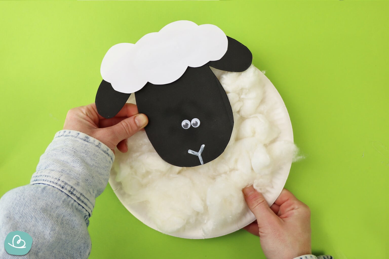 Schaf basteln | 3 einfache Ideen mit Vorlagen - Wunderbunt.de