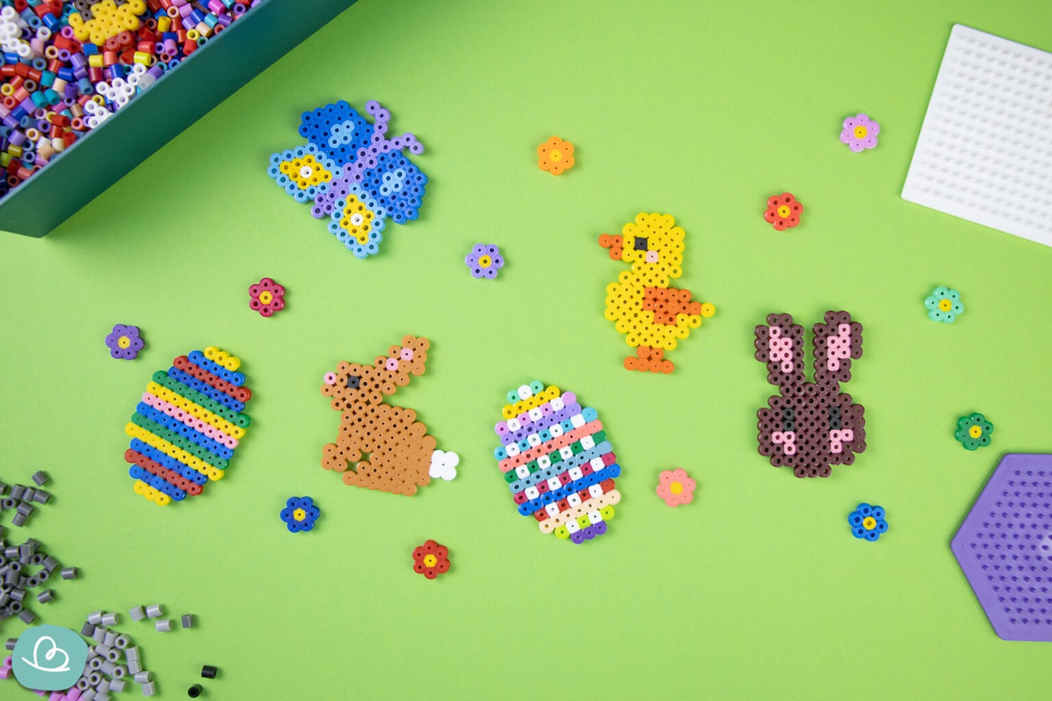 Bügelperlen Vorlagen für Ostern | Anleitung + Motiv-Vorlagen ...