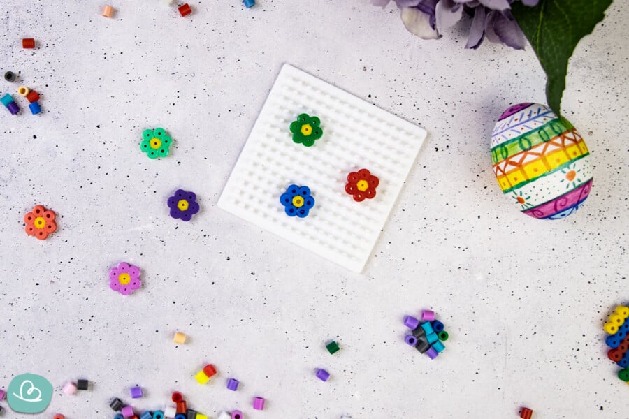 Bügelperlen - 6 kostenlose Vorlagen für Ostern - Wunderbunt.de