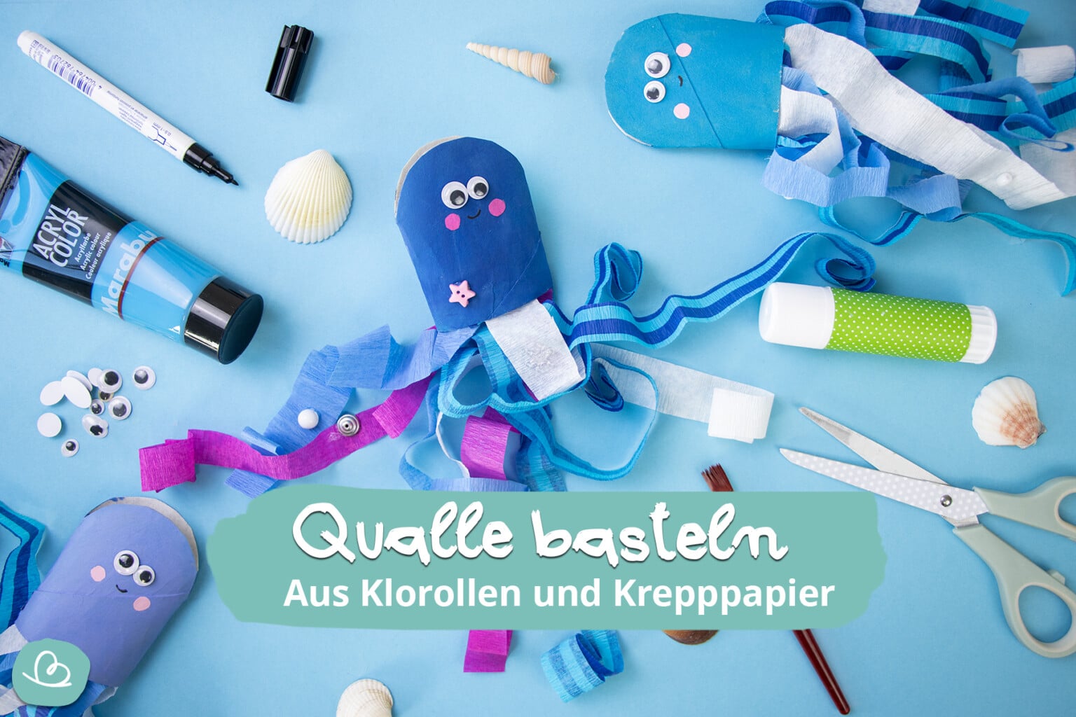 Pinguin basteln | Einfache Anleitung mit Vorlage - Wunderbunt.de