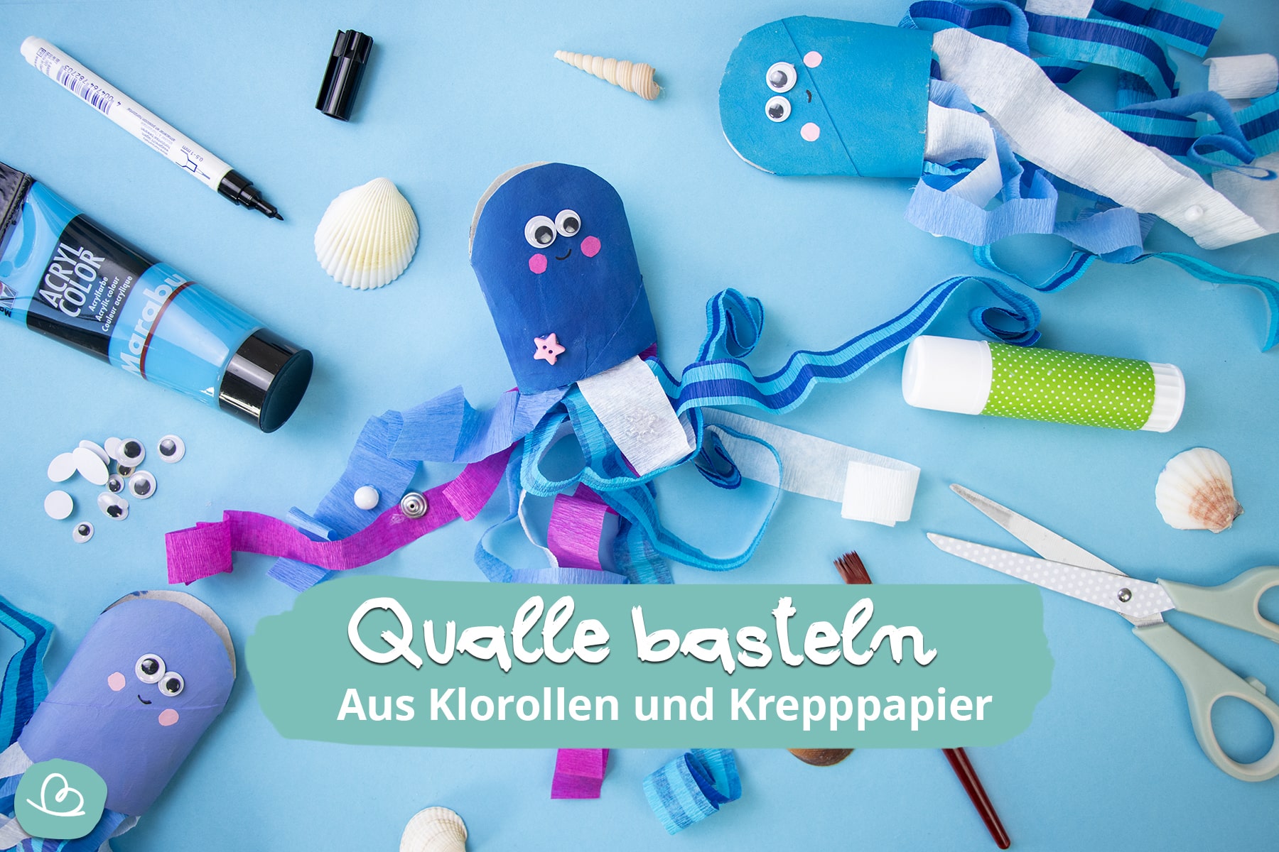 Pinguin aus Papier basteln | Anleitung mit Vorlage - Wunderbunt.de