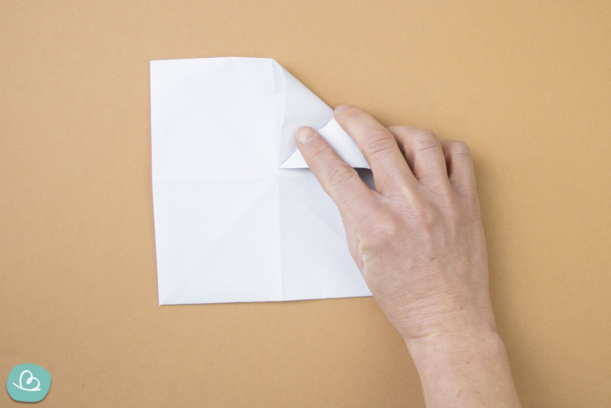 Origami Huhn basteln | einfache Faltanleitung - Wunderbunt.de