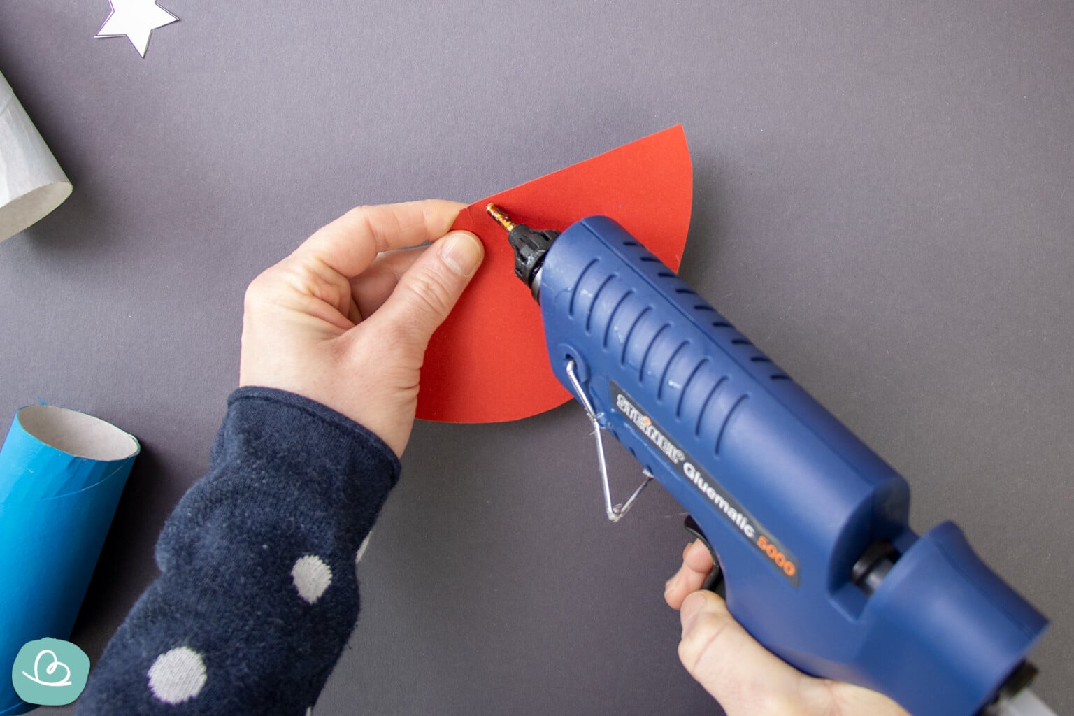 Rakete basteln aus Klorollen | einfache Anleitung - Wunderbunt.de