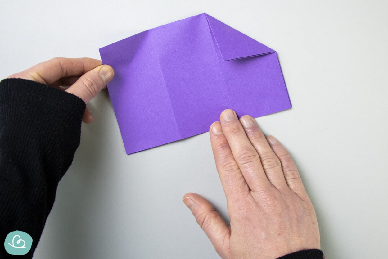 Origami Stuhl falten | einfache Anleitung - Wunderbunt.de