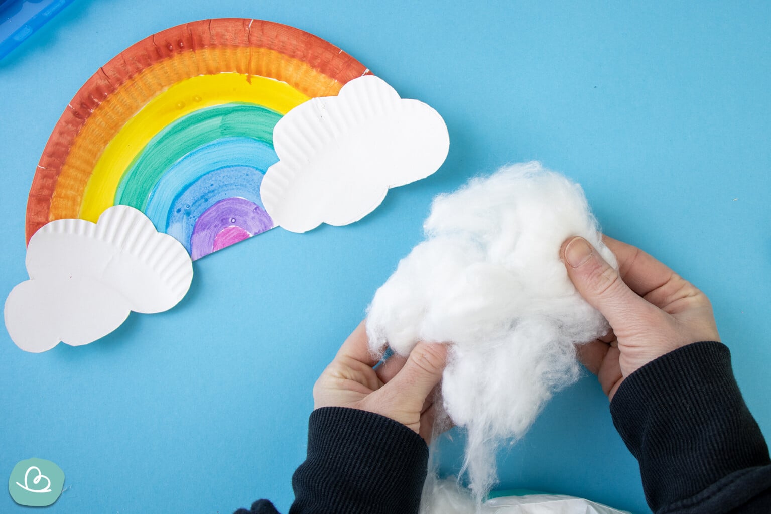 Regenbogen basteln | einfache Anleitung - Wunderbunt.de