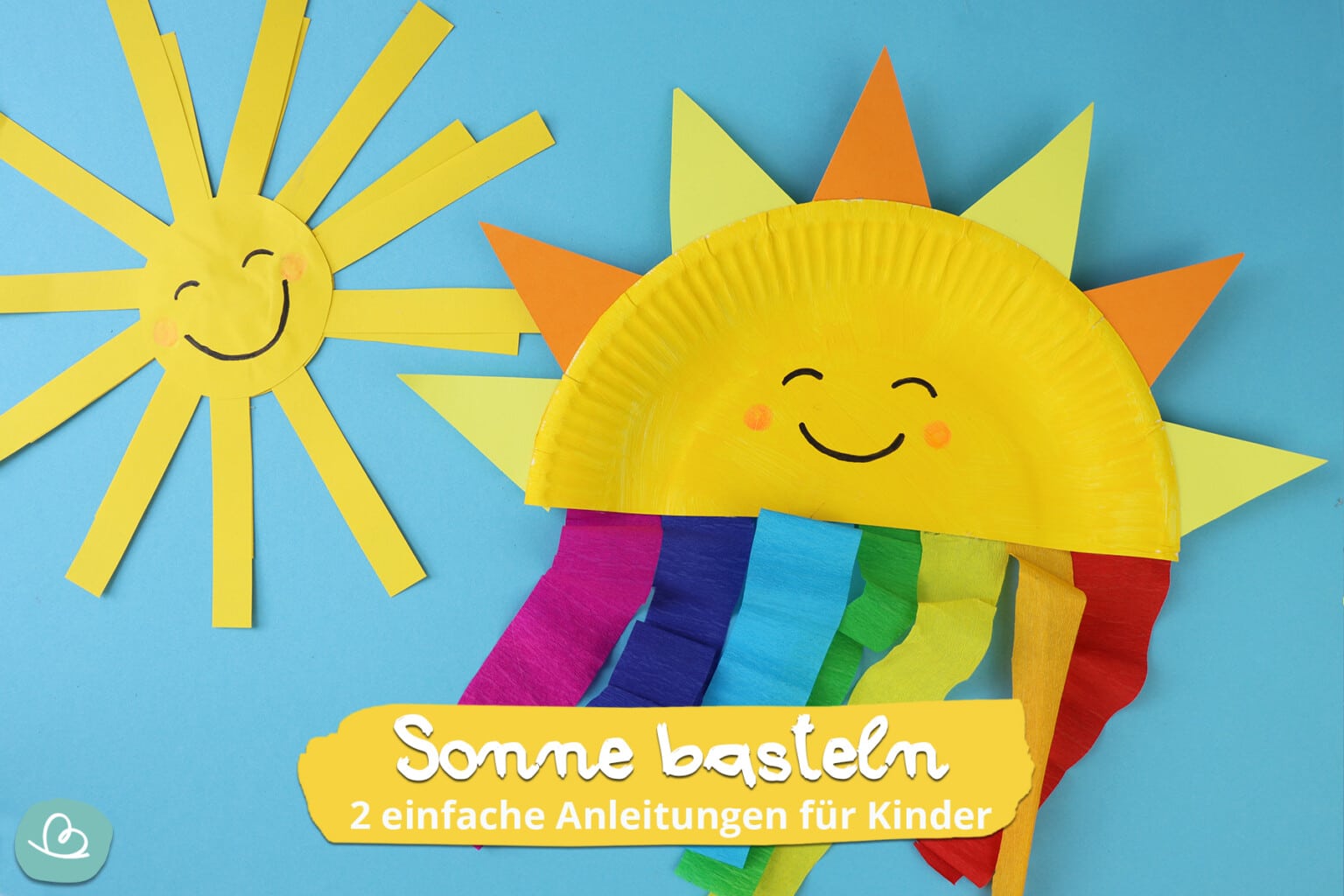 Sprühbilder mit Krepppapier basteln | Anleitung + Vorlagen - Wunderbunt.de