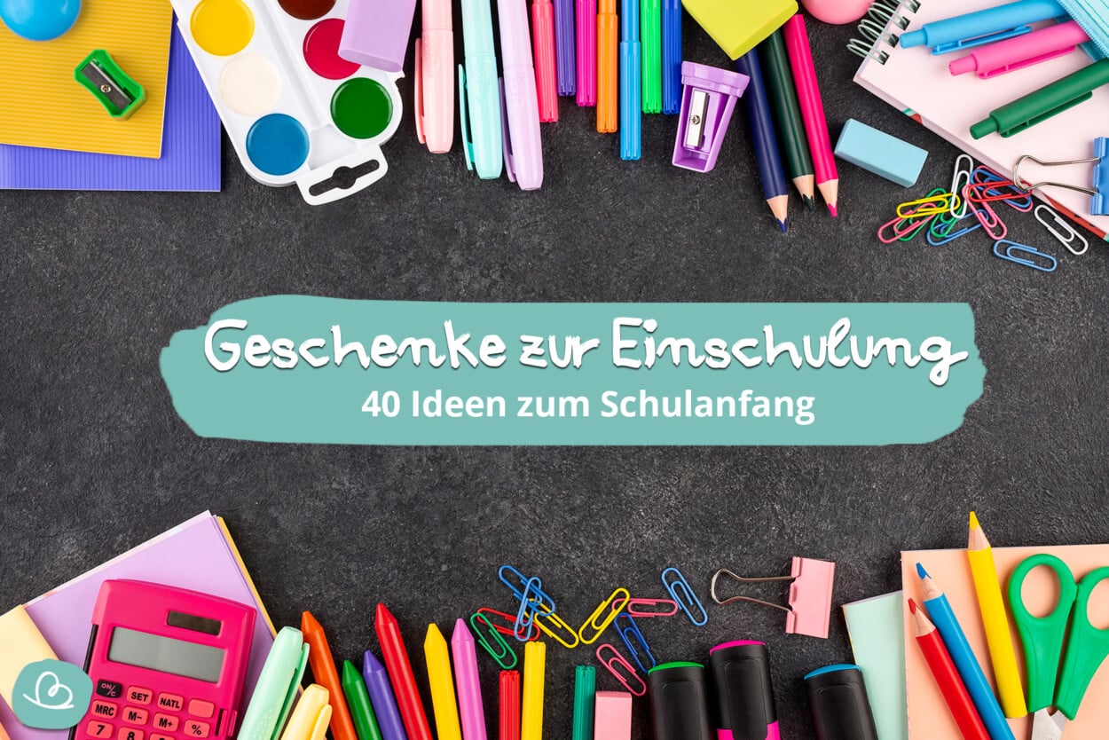 Geschenke zum Schulanfang | 40 Ideen zur Einschulung - Wunderbunt.de
