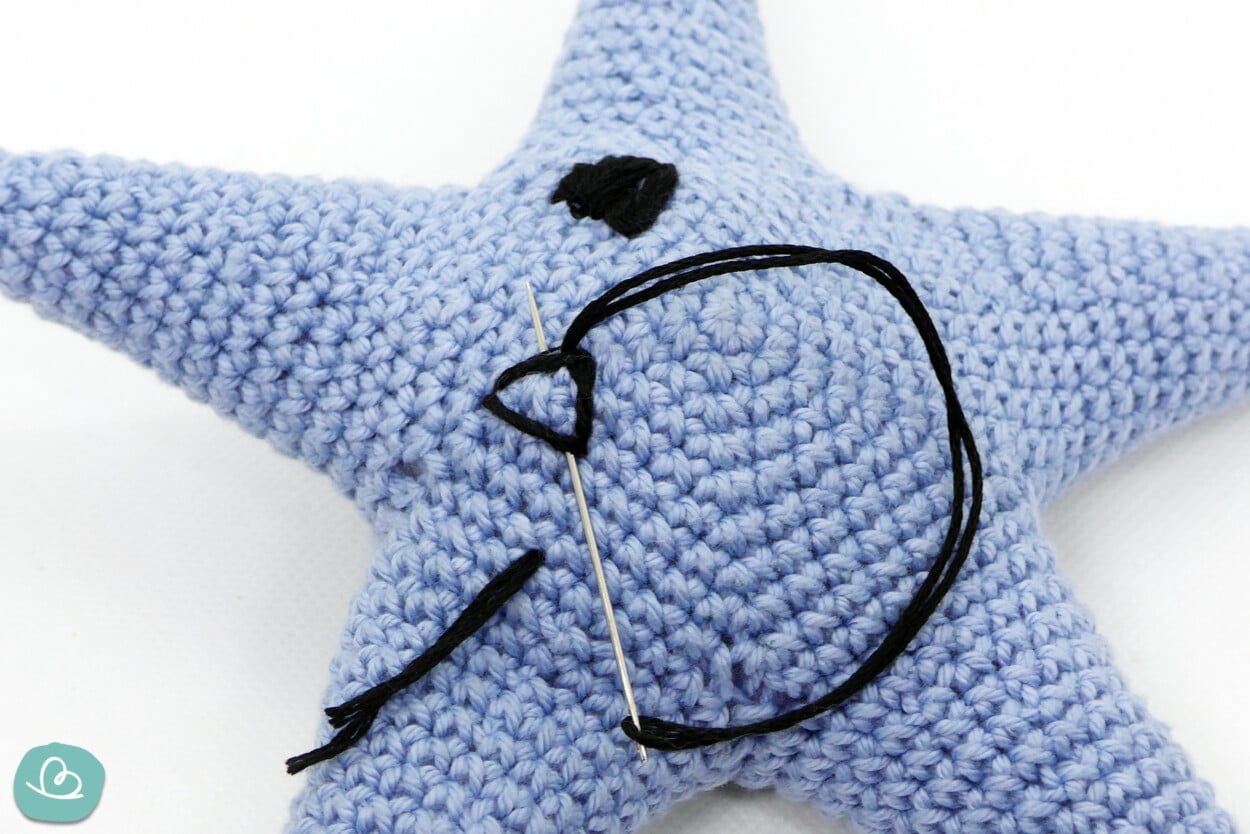 Seestern häkeln | kostenlose Anleitung - Wunderbunt.de