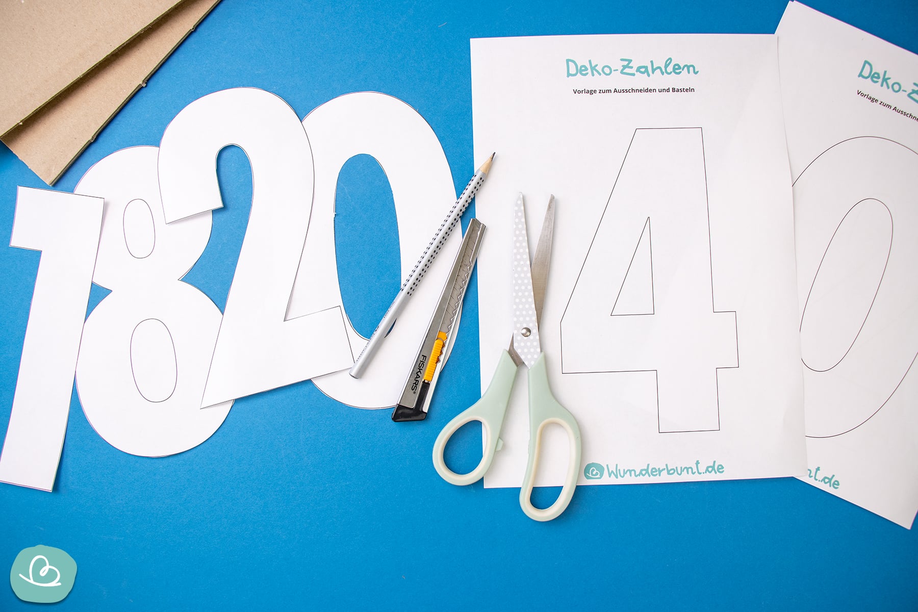 Zahlen Vorlagen | Zahlen 1-10 zum Ausdrucken - Wunderbunt.de