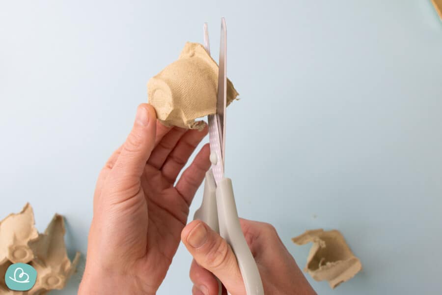 Tiere aus Eierkarton | 5 Upcycling-Ideen aus Eierpappen - Wunderbunt.de