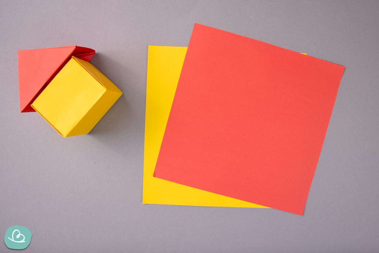 Haus aus Papier falten | Anleitung für ein Origami-Haus - Wunderbunt.de