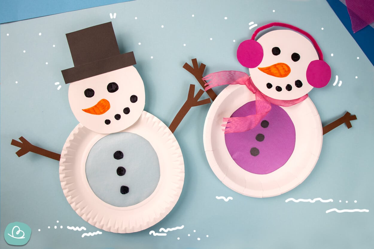 Schneemann Basteln Mit Kindern