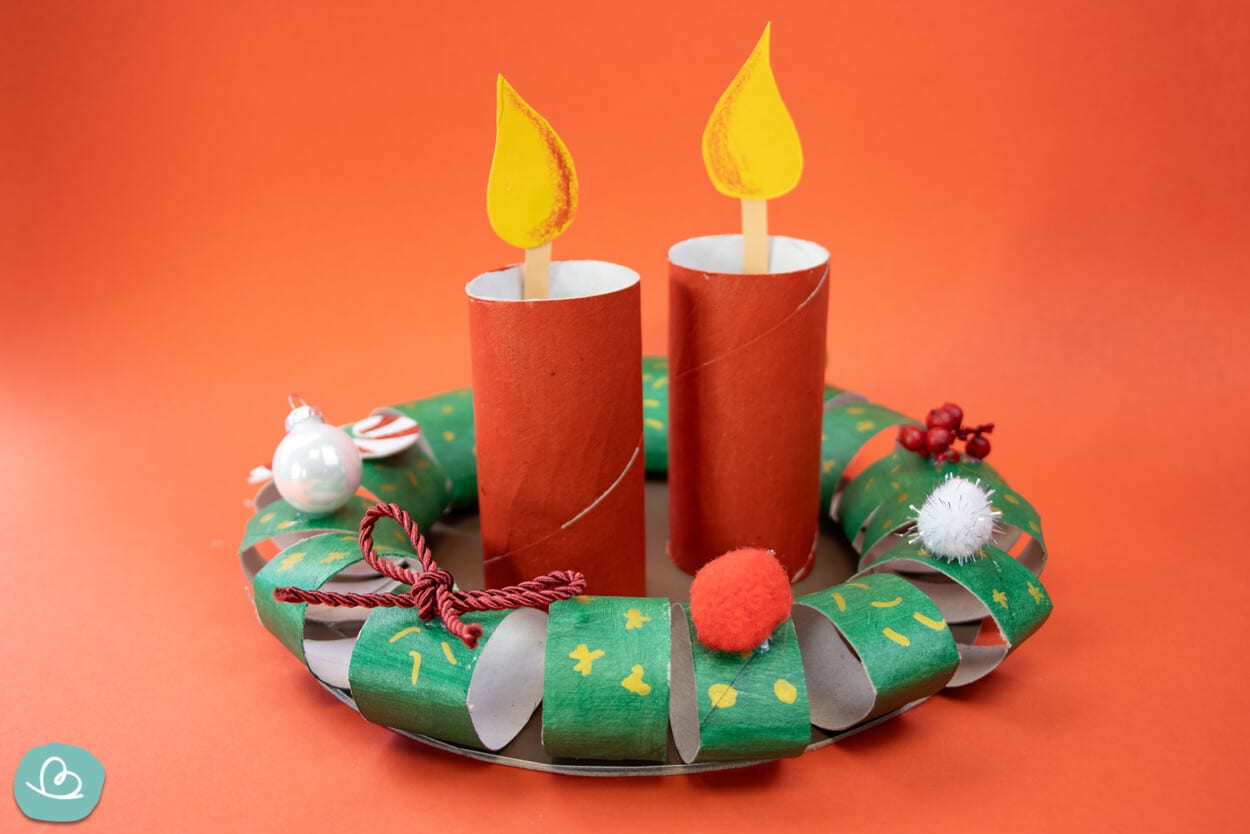 Adventskranz Basteln Papier