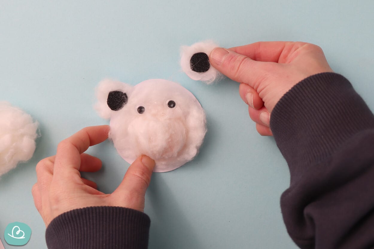 Eisbär basteln | Bastelanleitung mit Pappbecher - Wunderbunt.de