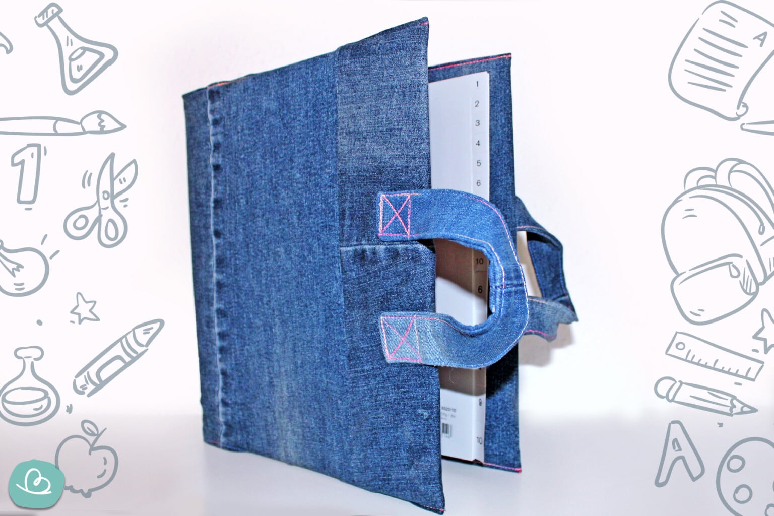 kleines Buch basteln aus Papier | Anleitung zum Falten - Wunderbunt.de