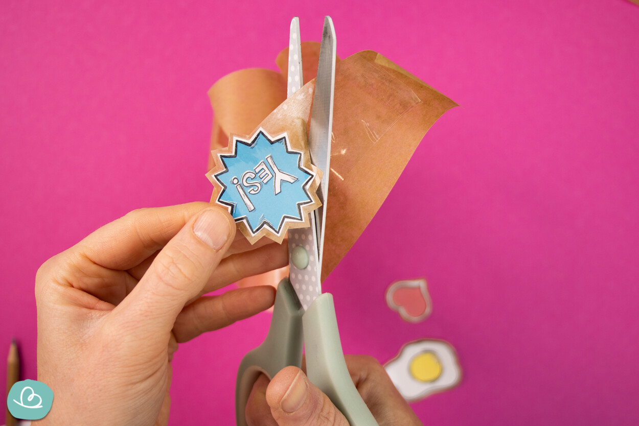 Aufkleber selber machen | Einfache DIY -Anleitung - Wunderbunt.de