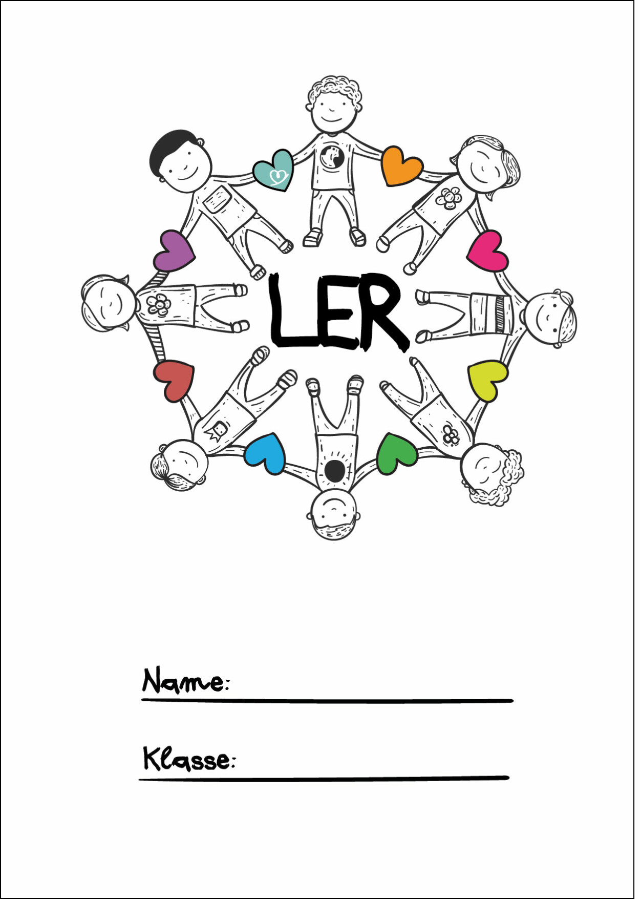 LER Deckblätter | 5 gratis PDF´s zum Ausdrucken - Wunderbunt.de