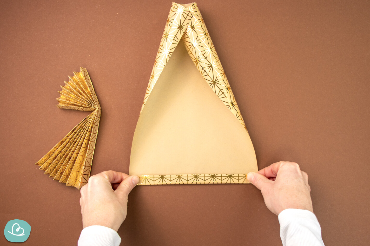 Engel basteln aus Papier | Einfache Anleitung - Wunderbunt.de