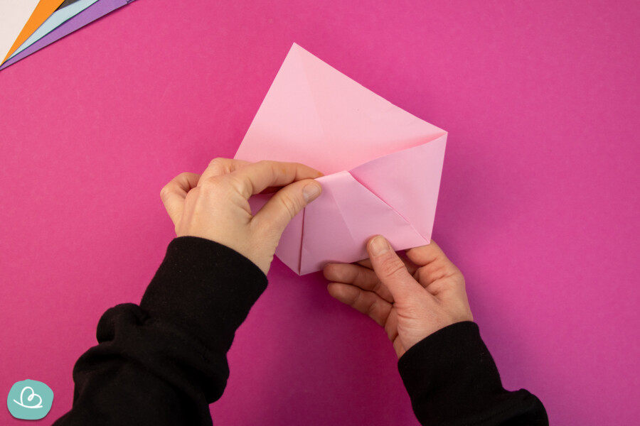 Origami Umschlag falten | Anleitung für einen Briefumschlag - Wunderbunt.de