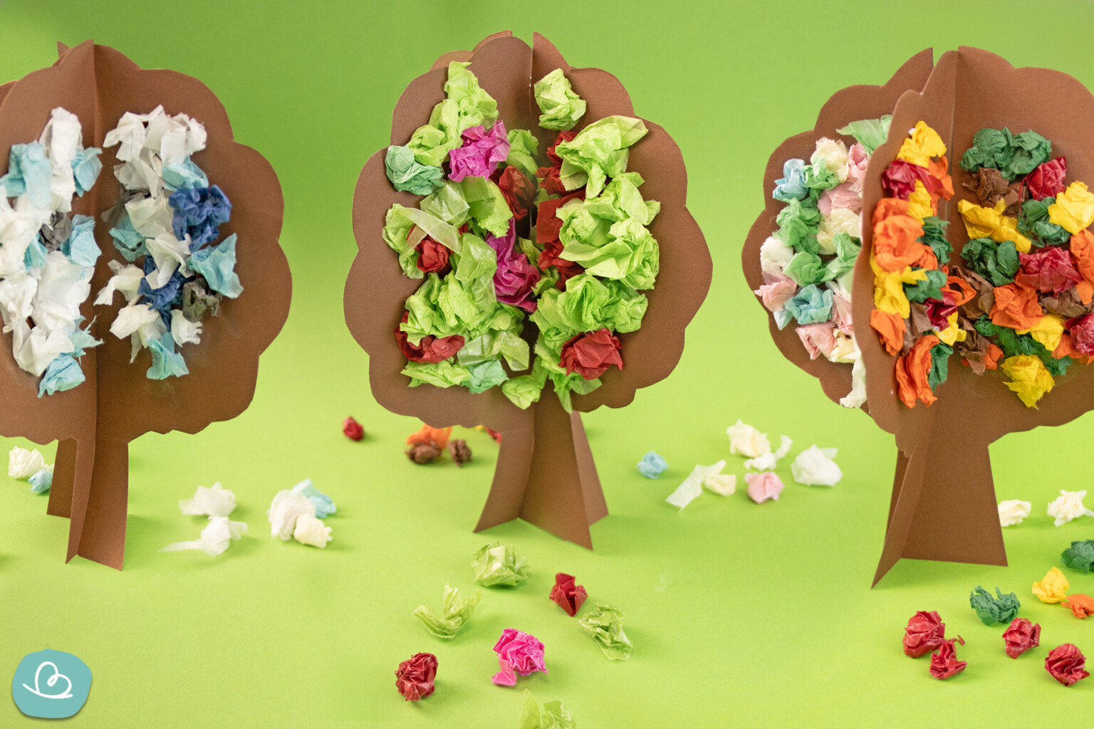 Jahreszeitenbaum basteln | Kostenlose Anleitung + PDF-Vorlage ...