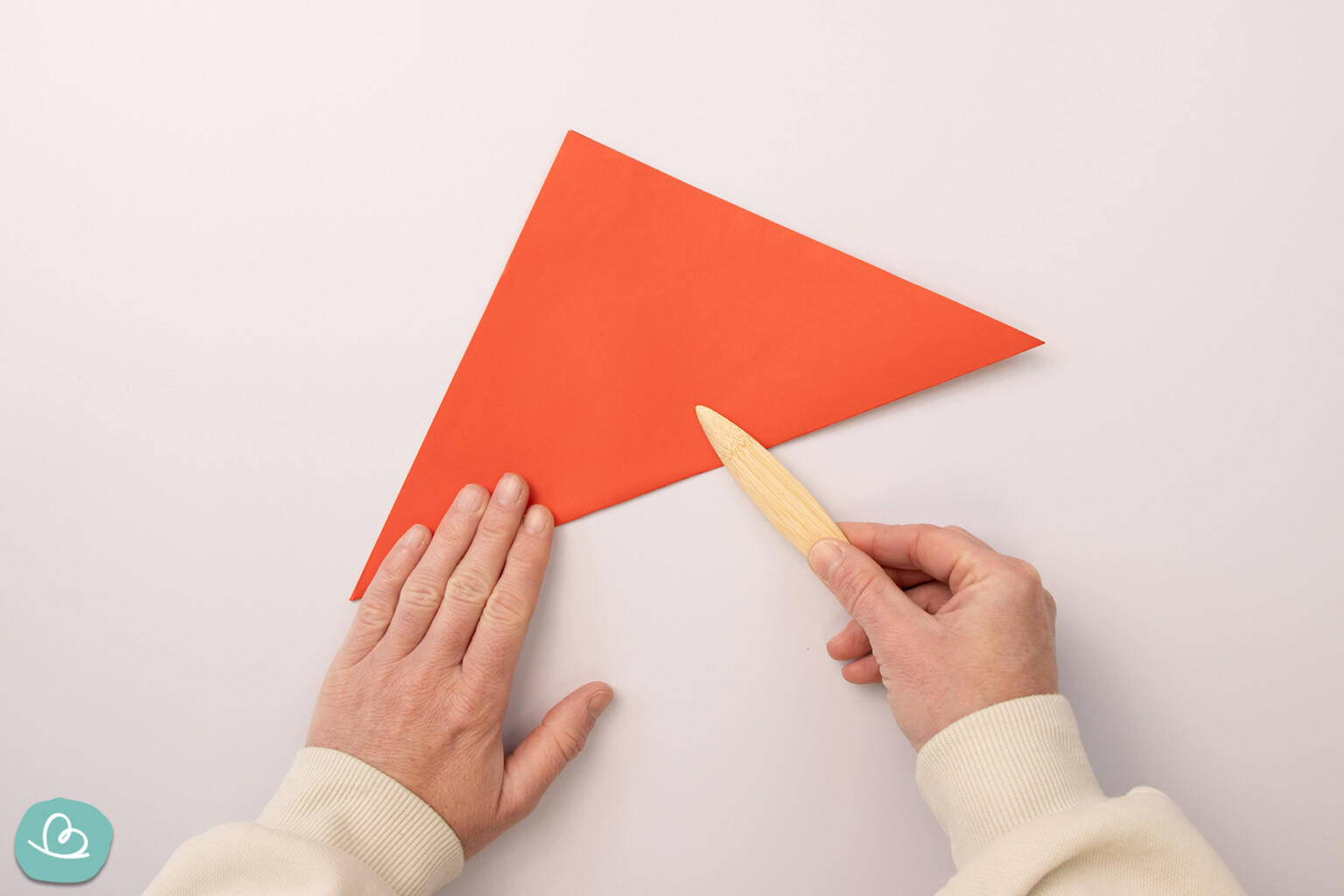 Origami-Rose falten | Anleitung für eine schöne Papierrose - Wunderbunt.de
